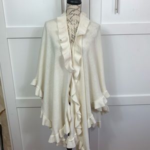 croft & barrow | Jackets & Coats | Ruffled Cape | Poshmark